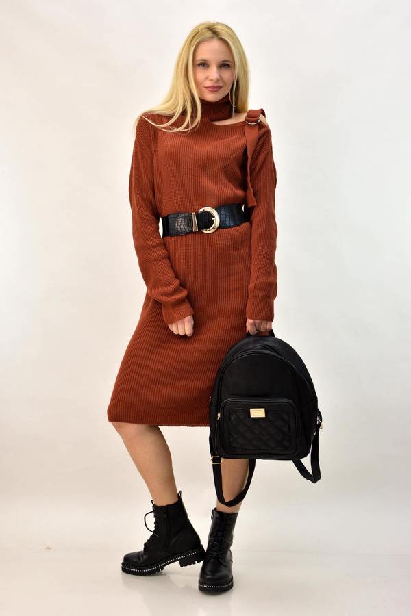 Γυναικείο φόρεμα με διάφορα σχέδια – Potre Fashion